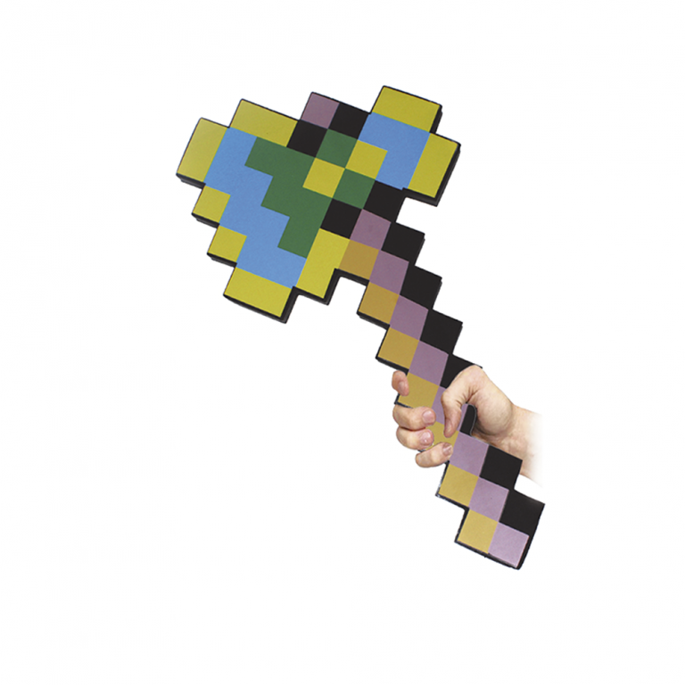 Hacha Tomahawk Minecraft de Indio de Espuma FOAM - Oro - Xpixel